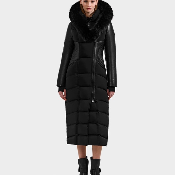 RUDSAK | Jackets & Coats | Russian Shannon Black Puffer Coat With Faux ...